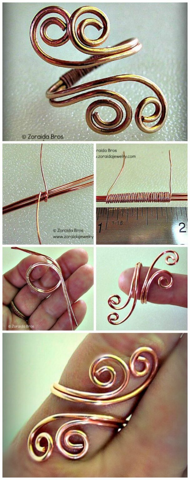 41 Wire Wrapped Ring Tutorials For All Skill Levels - Crafting News