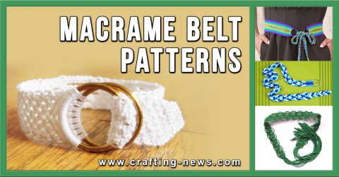 14 Macrame Belt Patterns - Crafting News