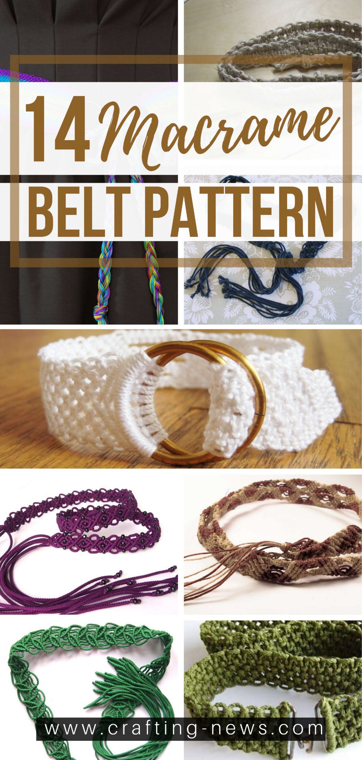 14 Macrame Belt Patterns Crafting News Les Perrieres