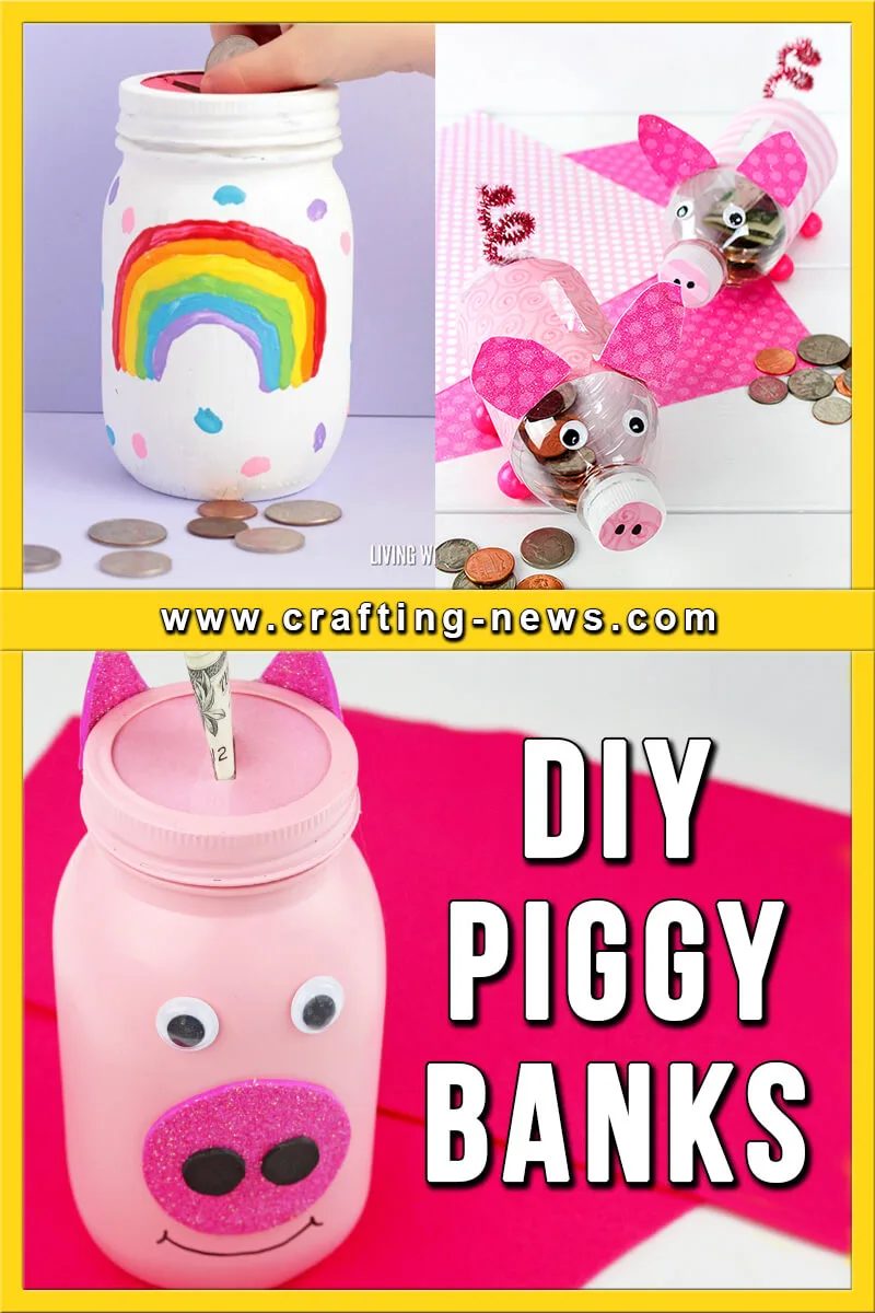 38 DIY Piggy Bank Ideas - Crafting News