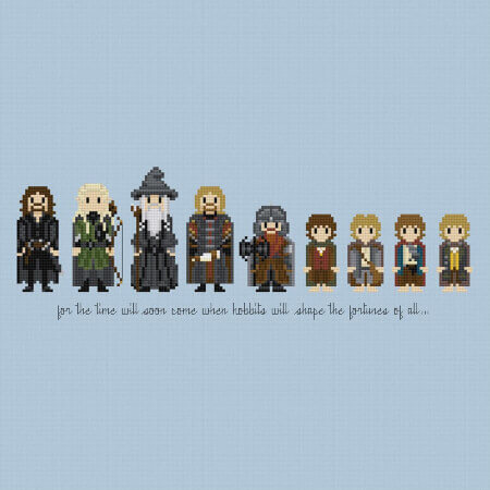 12 Lord Of The Rings Cross Stitch Patterns | Crafting News