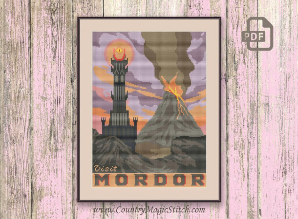 12 Lord Of The Rings Cross Stitch Patterns | Crafting News