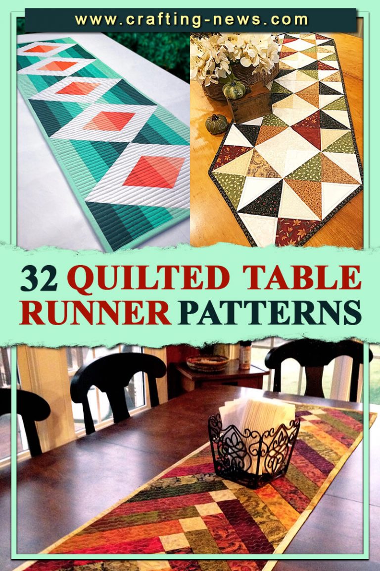 32 Quilted Table Runner Patterns - Crafting News