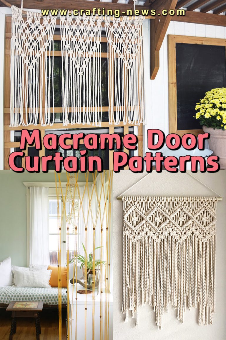 14 Macrame Curtain Patterns | Crafting News - Crafting News