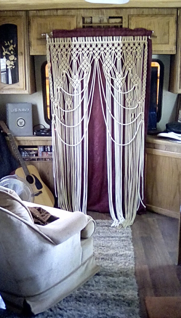 18 Macrame Curtain Patterns | Crafting News - Crafting News