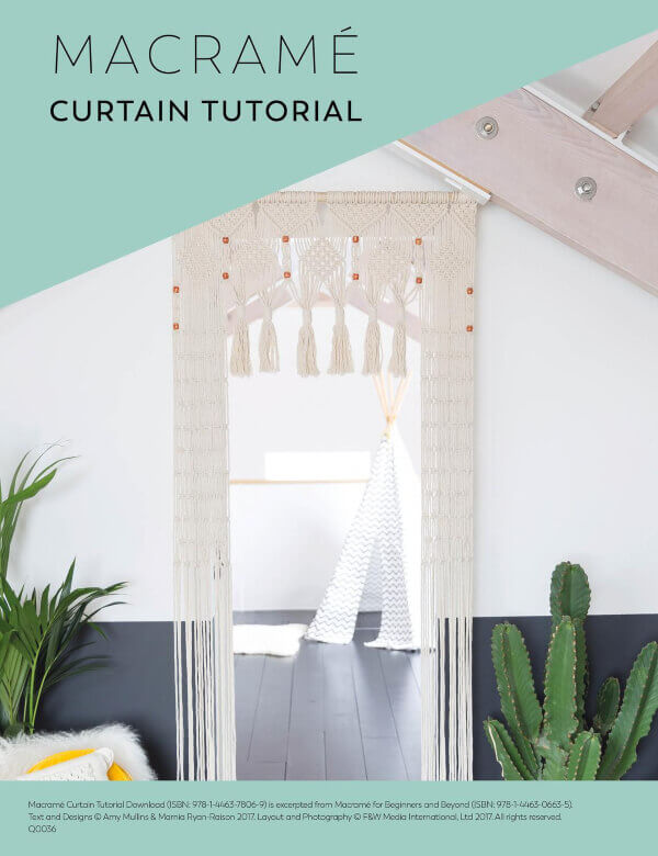 14 Macrame Curtain Patterns | Crafting News - Crafting News