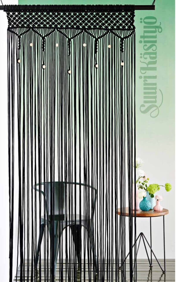 14 Macrame Curtain Patterns | Crafting News - Crafting News