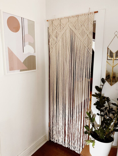 18 Macrame Curtain Patterns | Crafting News - Crafting News