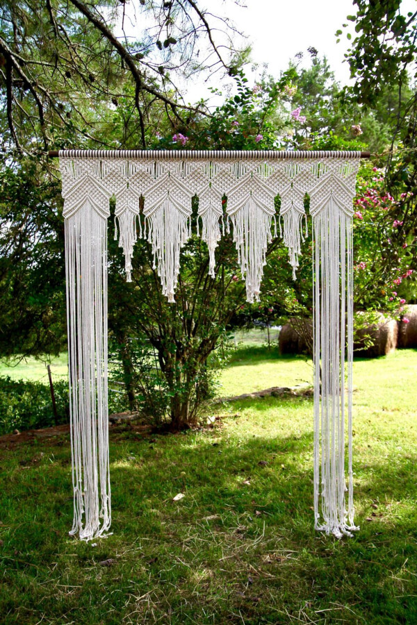 14 Macrame Curtain Patterns | Crafting News - Crafting News