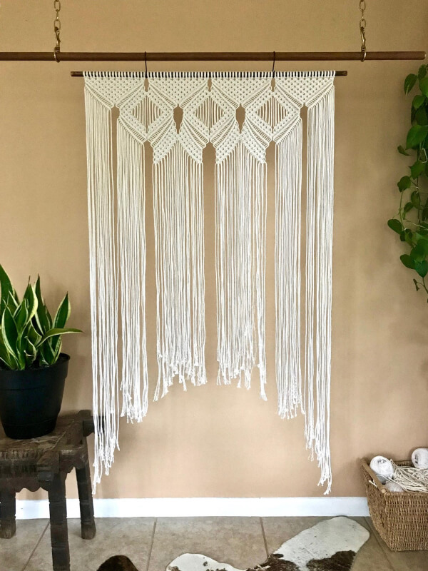 14 Macrame Curtain Patterns | Crafting News - Crafting News