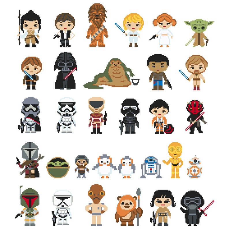 26 Star Wars Cross Stitch Patterns - Crafting News
