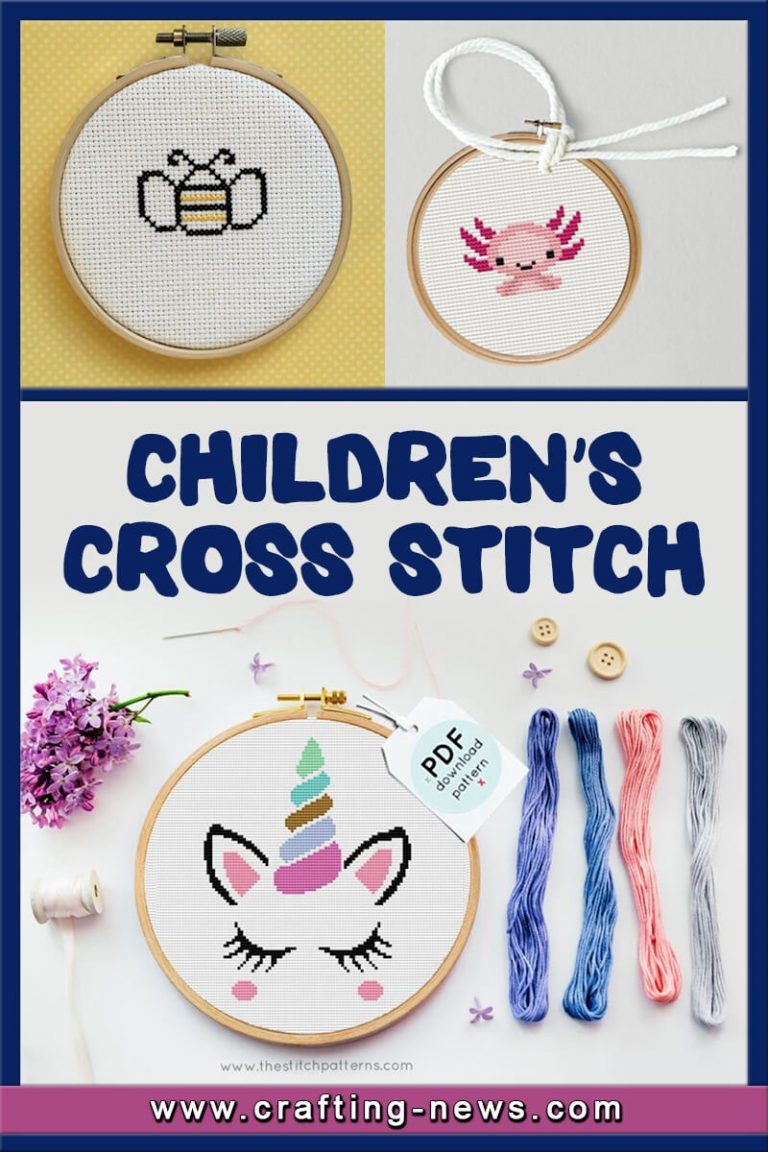 9 Childrens Cross Stitch - Crafting News