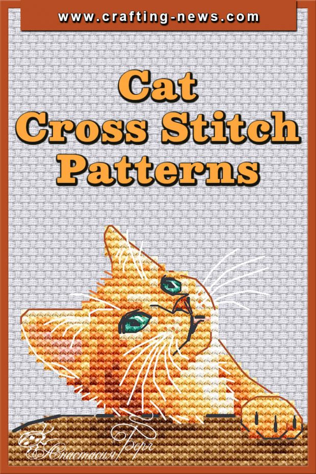 25 Cat Cross Stitch Patterns - Crafting News