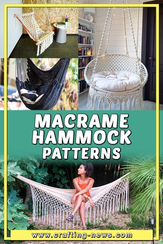 21 DIY Macrame Hammock Patterns and Pre-made Hammocks