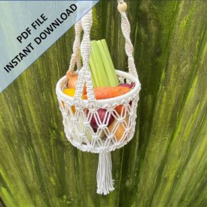 20 DIY Macrame Basket Patterns - Crafting News