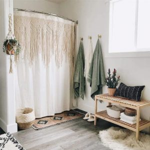 16 Macrame Shower Curtain Ideas - Crafting News