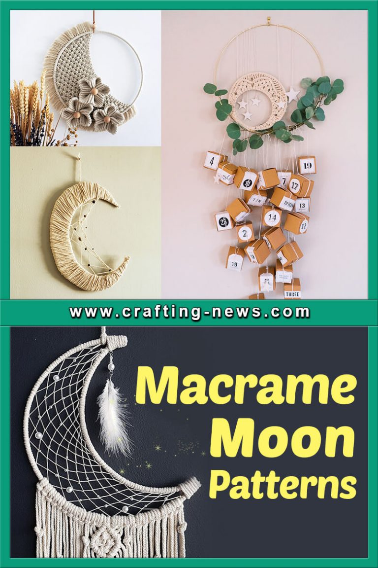 10 Macrame Moon Patterns - Crafting News
