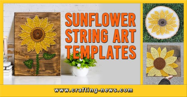 7 Easy Sunflower String Art Templates - Crafting News