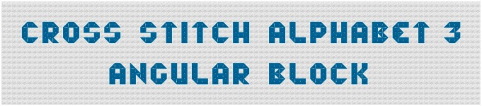 14 Cross Stitch Alphabet Small Patterns - Crafting News