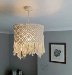 13 Macrame Lamp Shade Patterns and Ideas - Crafting News