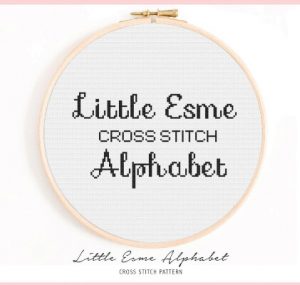 14 Cross Stitch Alphabet Small Patterns - Crafting News