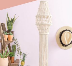13 Macrame Lamp Shade Patterns and Ideas - Crafting News