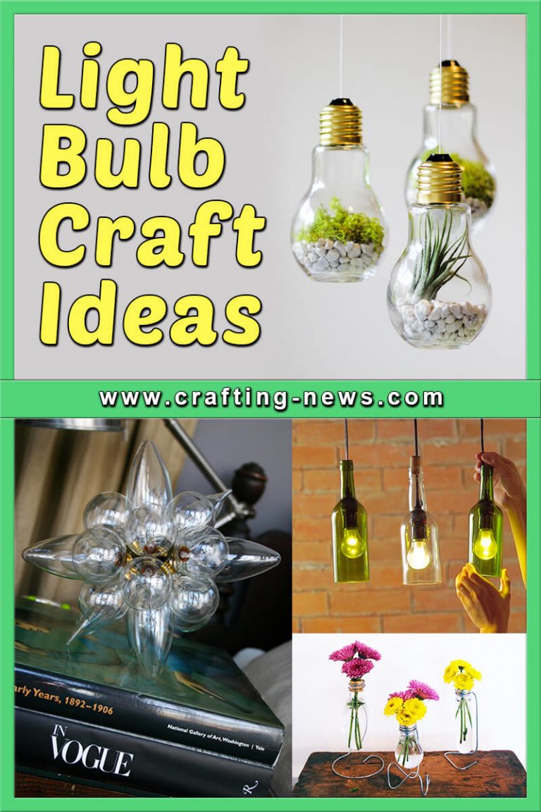 21 Light Bulb Craft Ideas - Crafting News