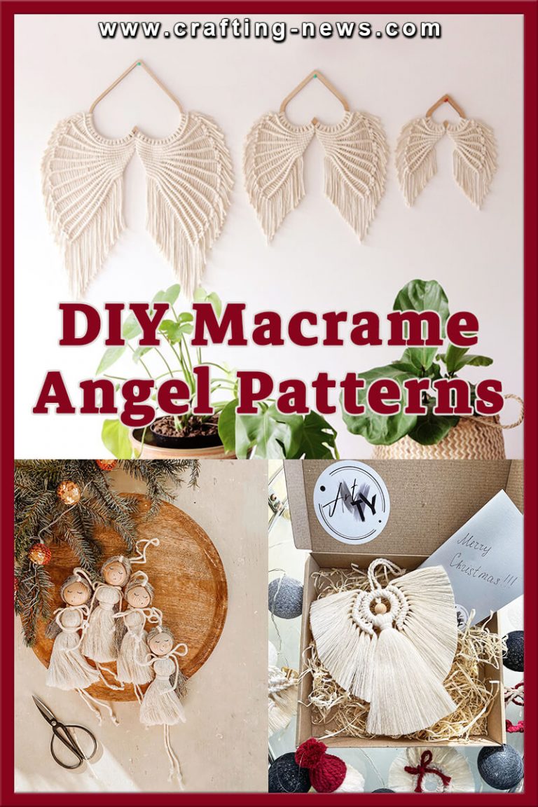19 DIY Macrame Angel Patterns - Crafting News