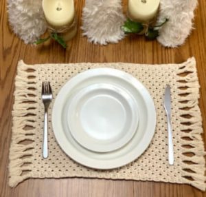 9 Macrame Placemat Patterns and 10 Done for You Placemats