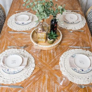 7 Macrame Placemat Patterns and 4 Done for You Placemats