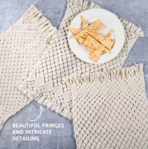 9 Macrame Placemat Patterns and 10 Done for You Placemats