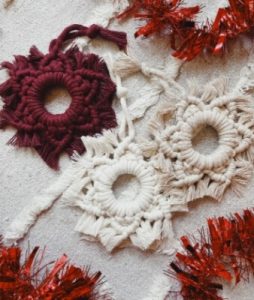 24 Macrame Snowflake Patterns - Crafting News
