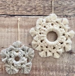 24 Macrame Snowflake Patterns - Crafting News