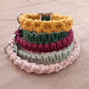 15 Macrame Dog Collars, Leashes, and Leads Patterns - Crafting News