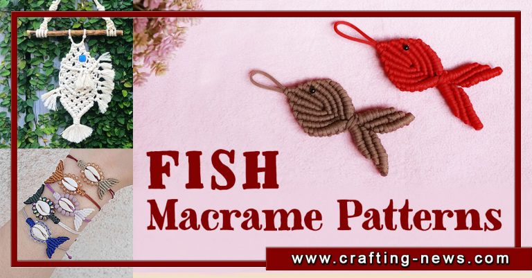 12 Macrame Fish Patterns - Crafting News
