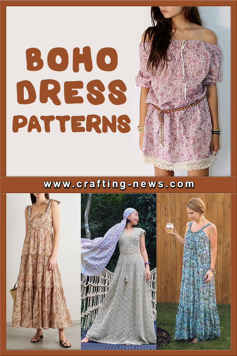 21 Boho Dress Patterns - Crafting News