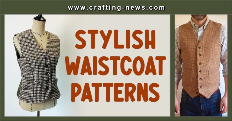 21 Stylish Waistcoat Patterns - Crafting News