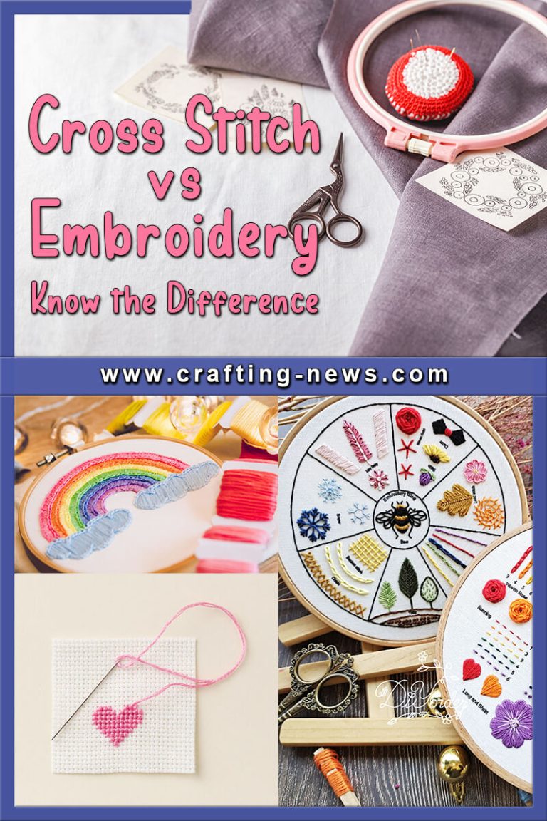 Cross Stitch Vs Embroidery | Know the Difference - Crafting News Cross Stitch Vs Embroidery | Know the Difference - Crafting News