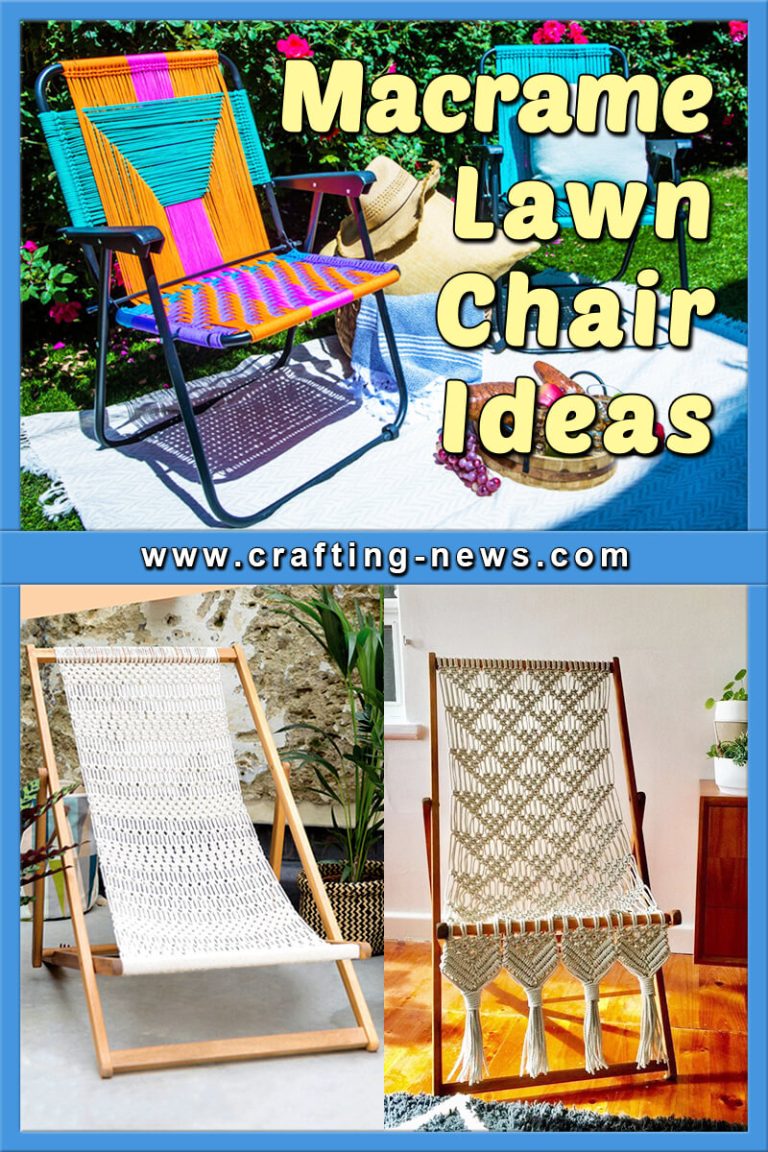 6 Macrame Lawn Chair Ideas - Crafting News