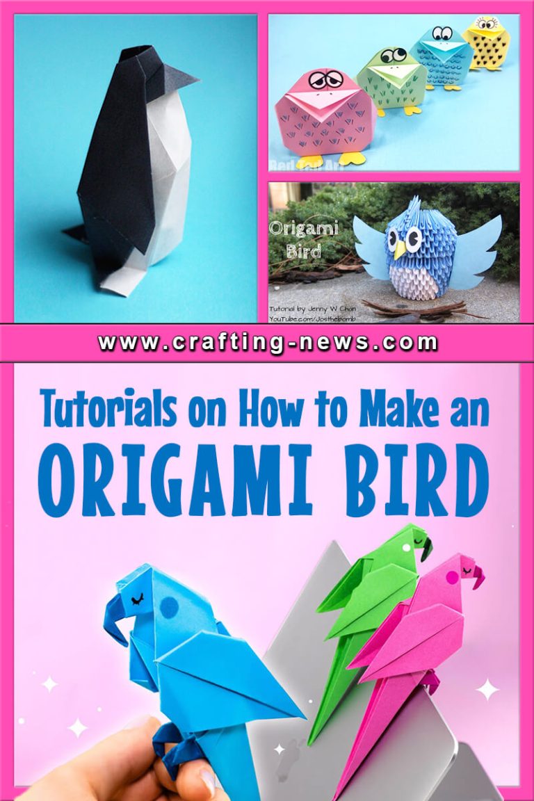 25 Tutorials On How To Make An Origami Bird - Crafting News