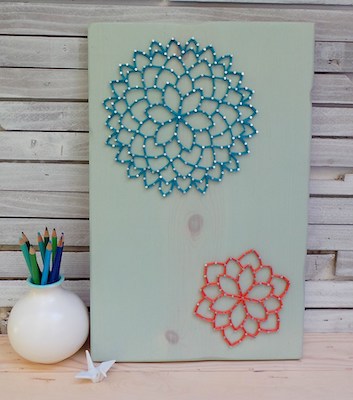 20 Flower String Art Patterns & Kits - Crafting News