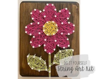 20 Flower String Art Patterns & Kits - Crafting News