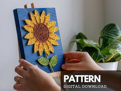 20 Flower String Art Patterns & Kits - Crafting News